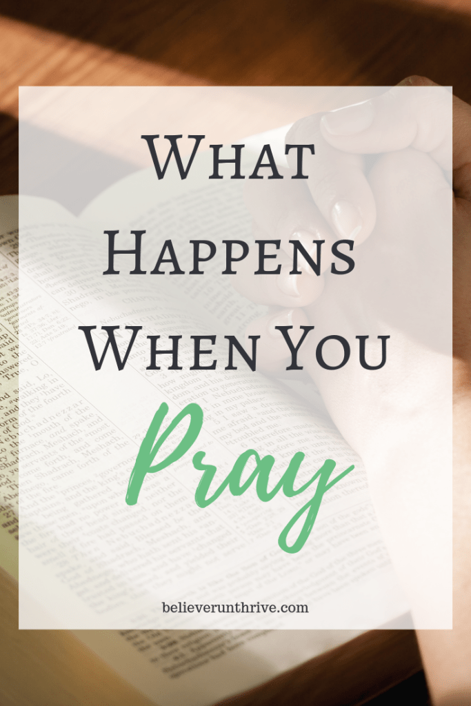 What Happens When you Pray – Cathryn Free